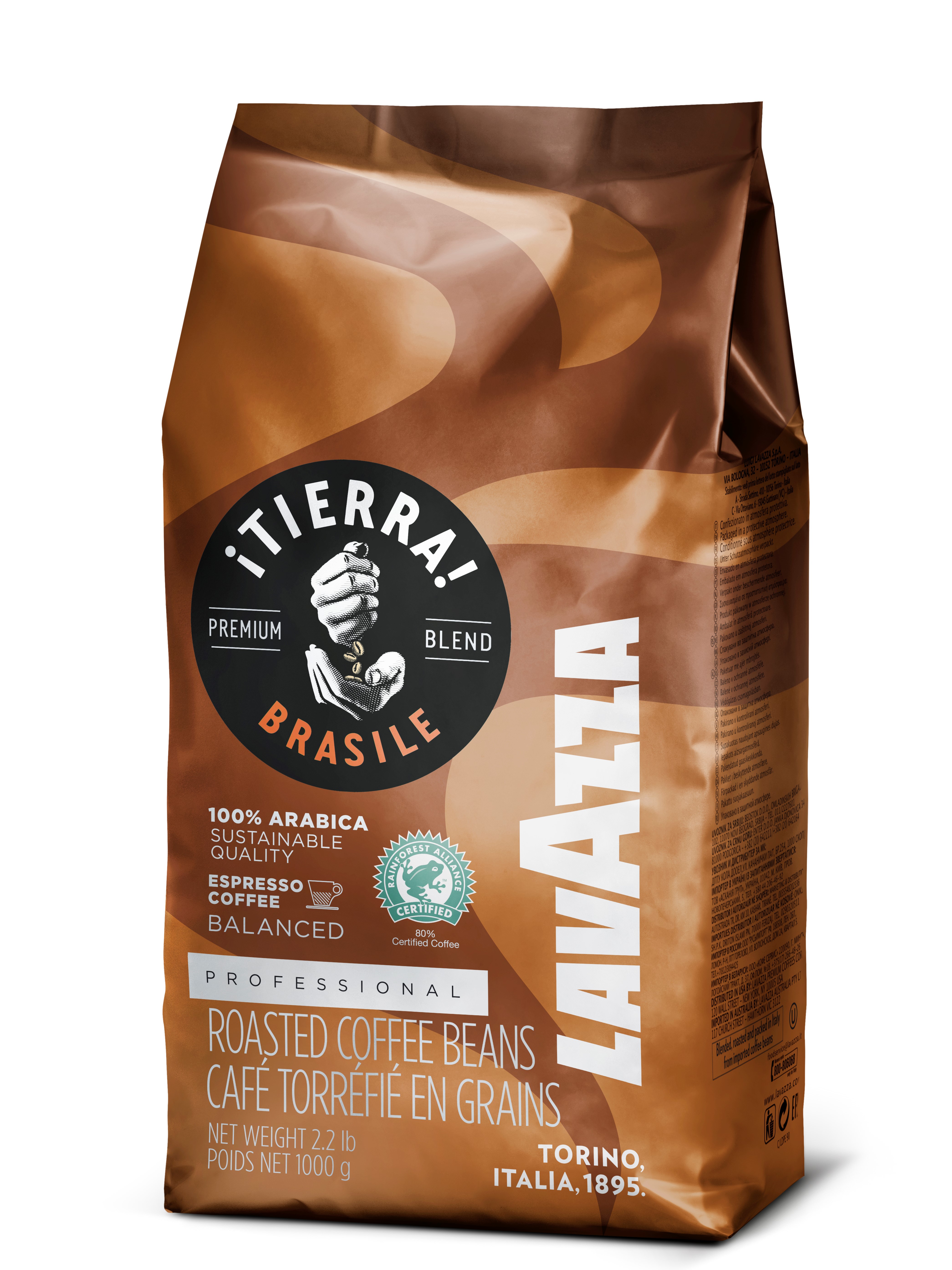 Lavazza Tierra Single Origin Brazil Beans | The Calypso Coffee Company